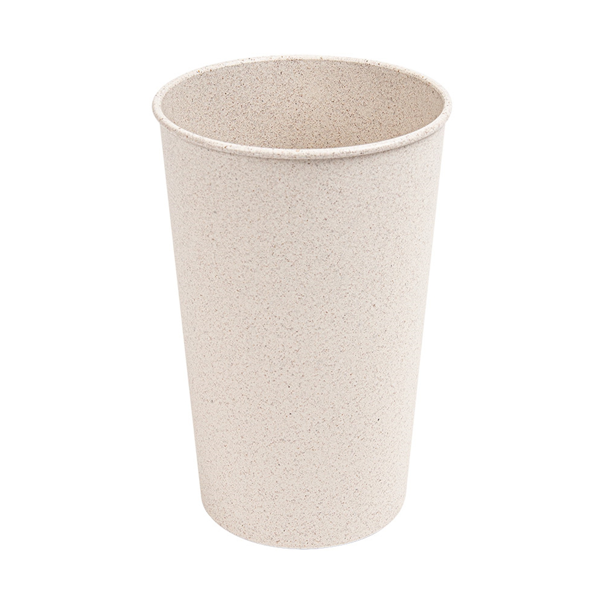 Rice husk+PP biocomposite cup REUSE 330ml Ø75/55x115mm 540 pcs