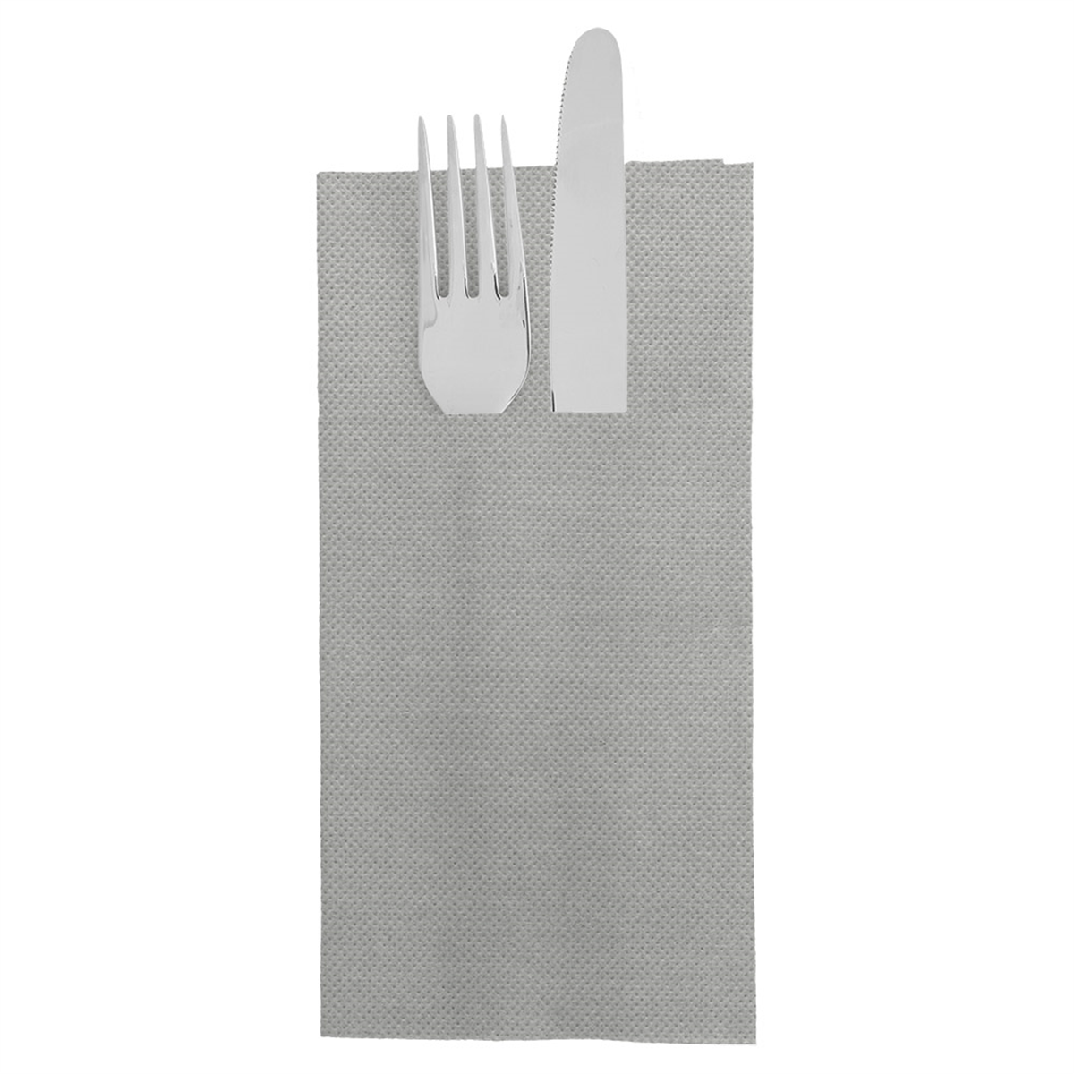 Guardanapo Double Point 390x400mm Kangaroo Cinzento 28x50 un